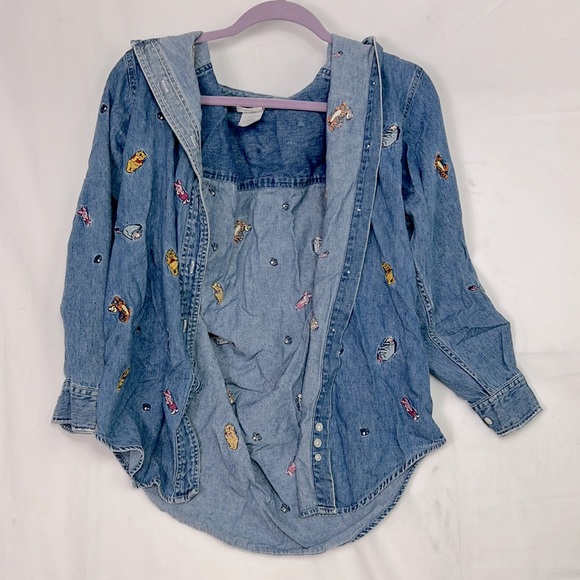 Disney | Jackets & Coats | 22 Disney Winnie The Pooh Jean Jacket | Poshmark